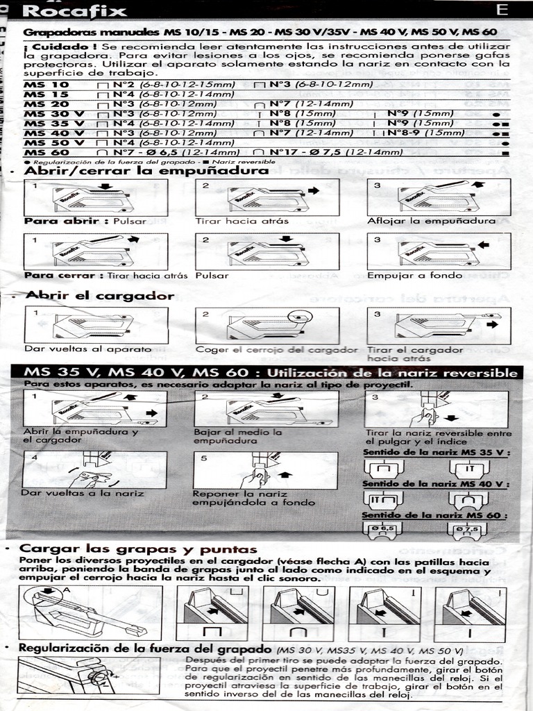 Rocafix MS40V | PDF