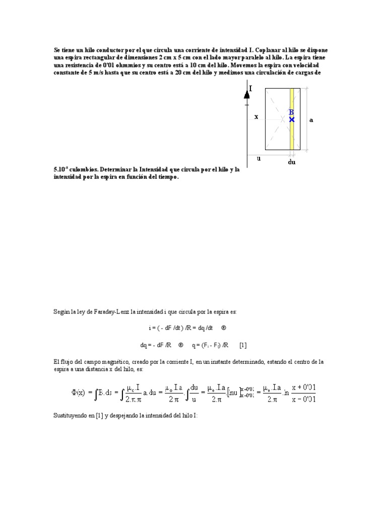 Solucionario Fisica 200 | PDF | Campo magnético | Corriente eléctrica