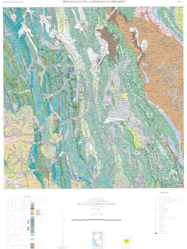 A 076 Mapa - Yanahuanca 21j | PDF