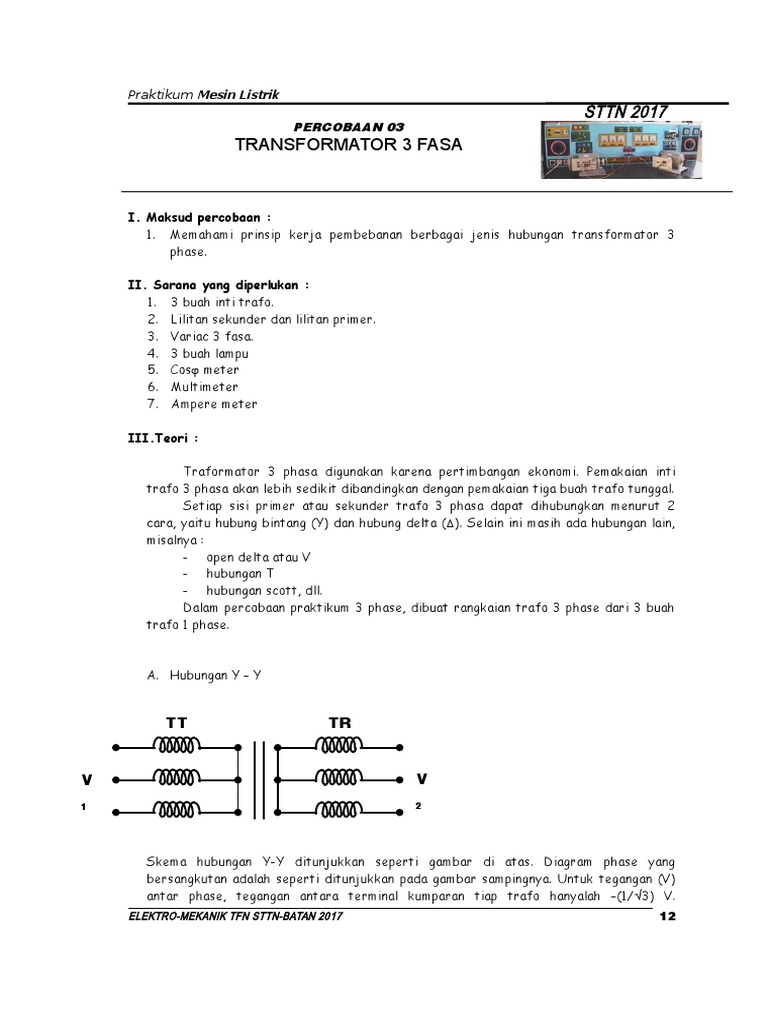 03 Transformator 3 Fasa | PDF