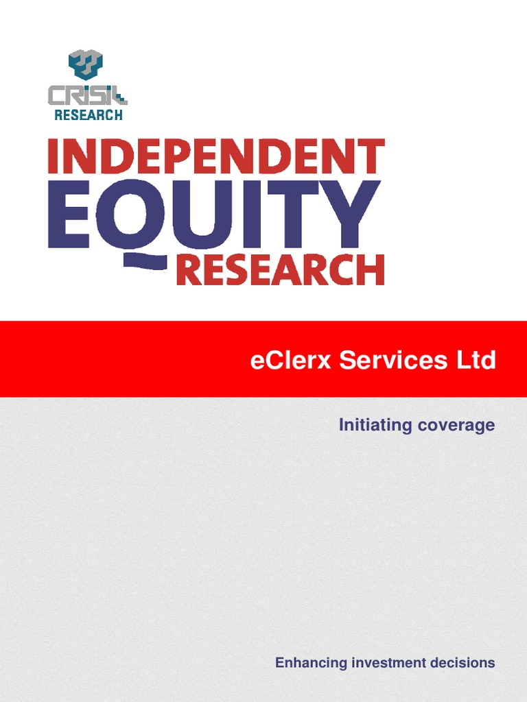 Eclerx Services LTD: Initiating Coverage | PDF | Business Process ...