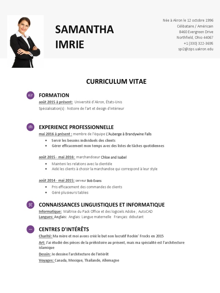 French CV | PDF
