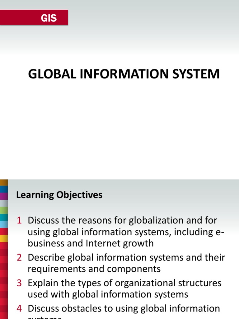 Global Information System | PDF | Information System | Geographic ...