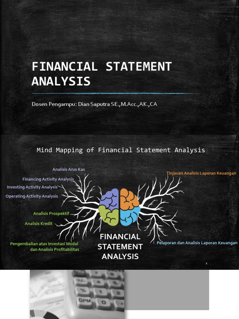 Mind Mapping Analisis Laporan Keuangan | PDF