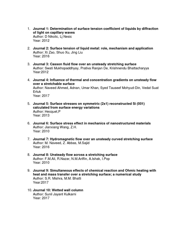 Of Light On Capillary Waves | PDF