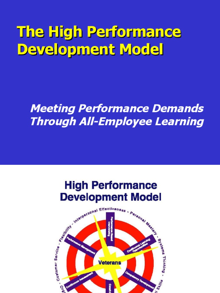 The High Performance Development Model | PDF | Competence (Human ...