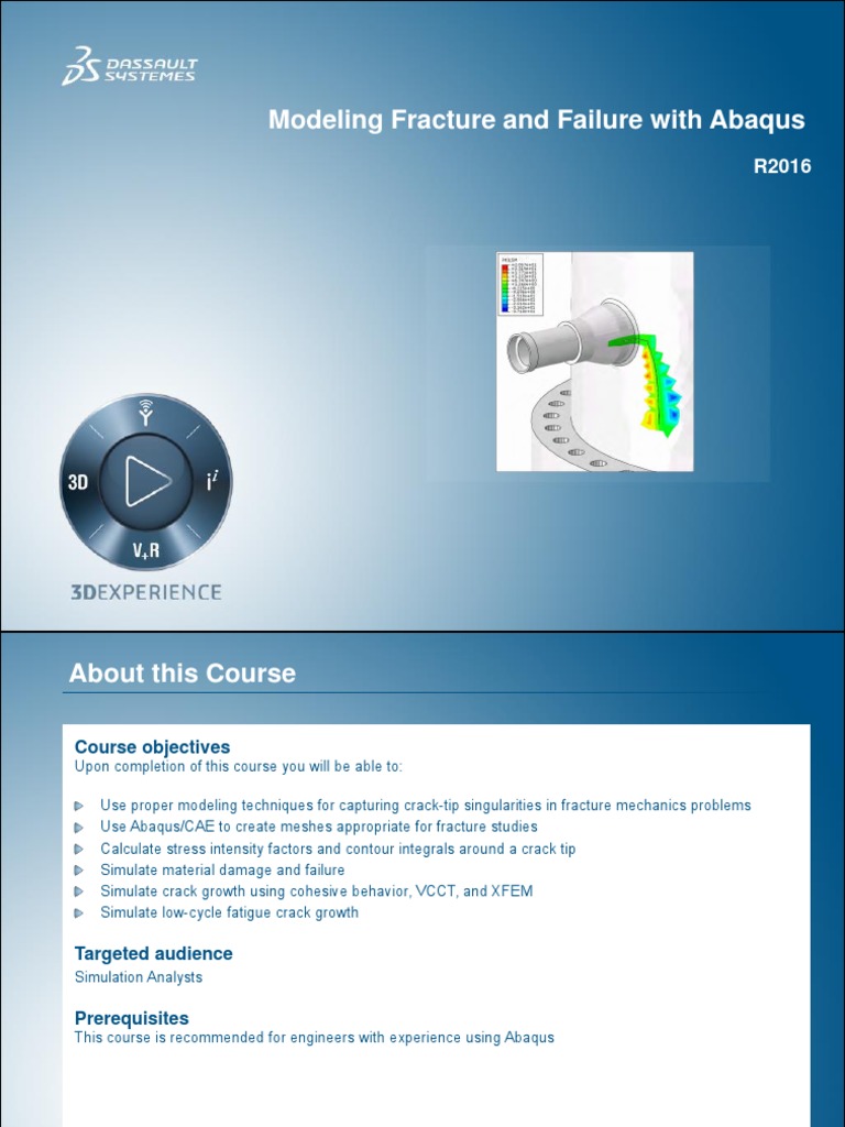 Abaqus Fracture Mechanics Training Class | PDF | Fracture | Fracture ...