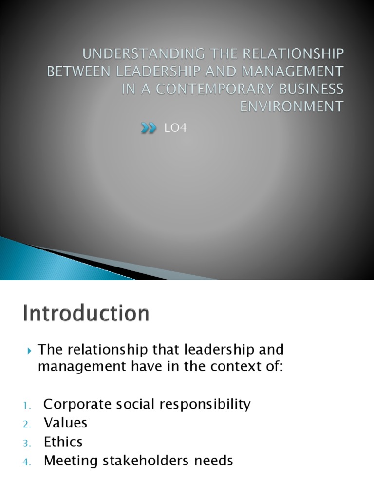 Leadership and CSR: Ethics and Stakeholders | PDF | Corporate Social ...