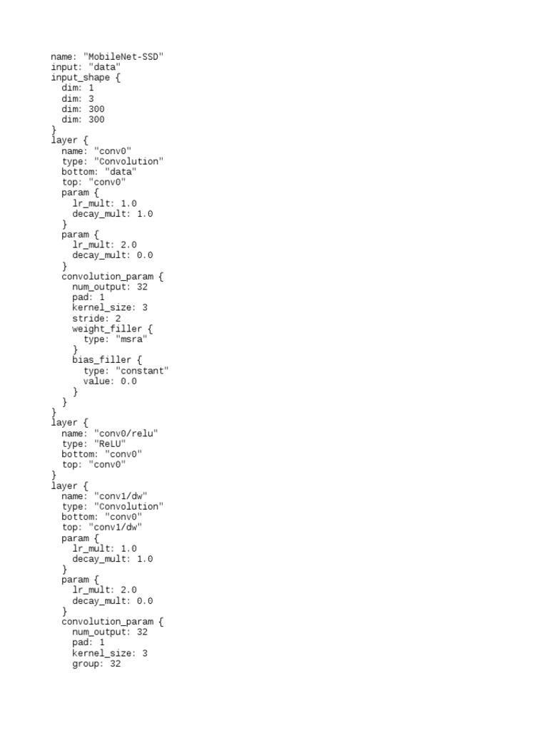MobileNetSSD Deploy - Prototxt | PDF | Applied Mathematics | Areas Of Computer Science