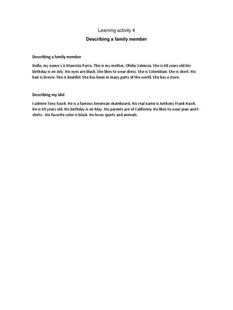 Learning Activity 4 | PDF