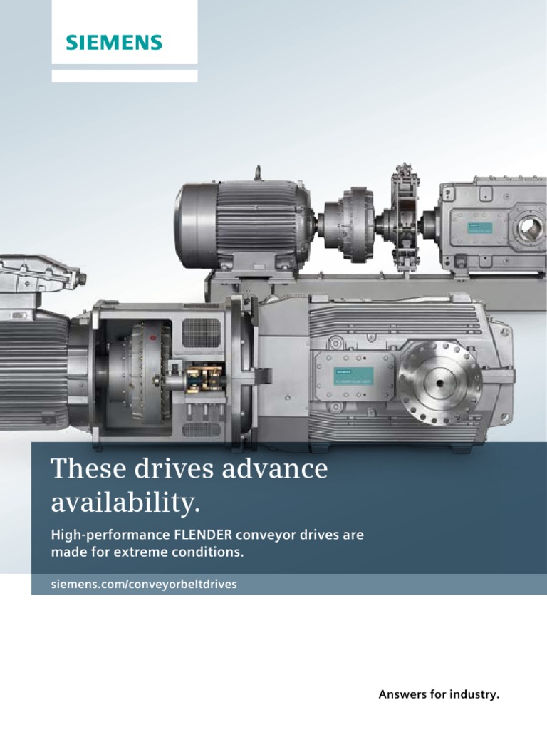 These Drives Advance Availability.: High-Performance FLENDER Conveyor ...