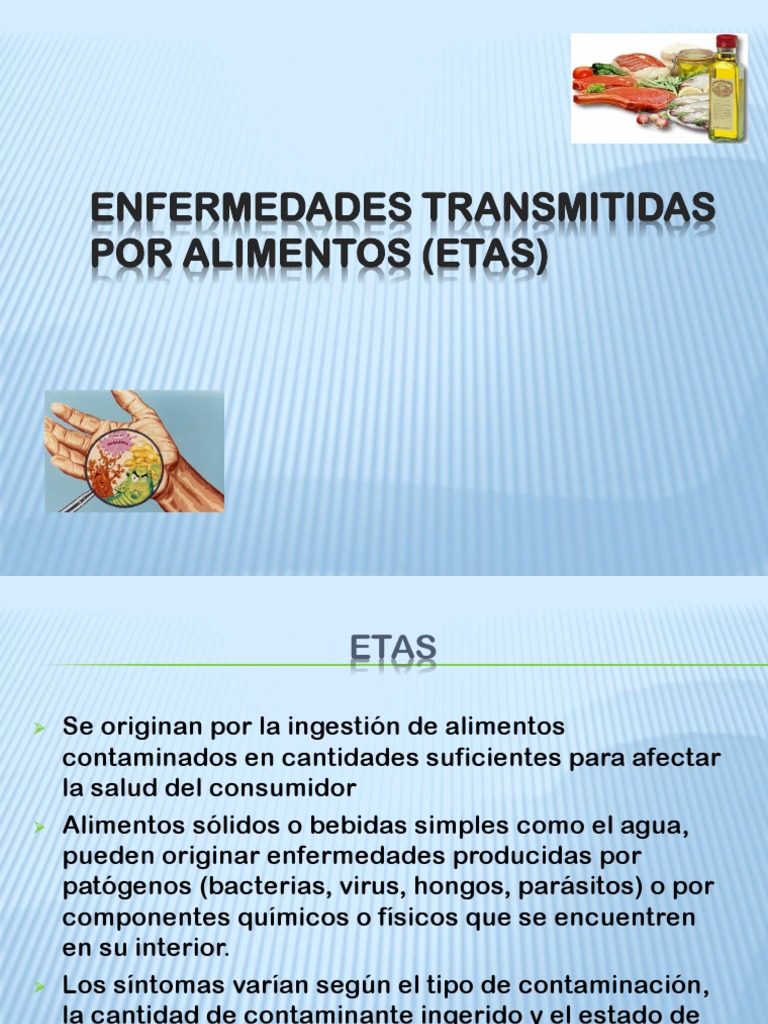 Enfermedades Transmitidas Por Alimentos (ETAs) | PDF | Escherichia coli ...
