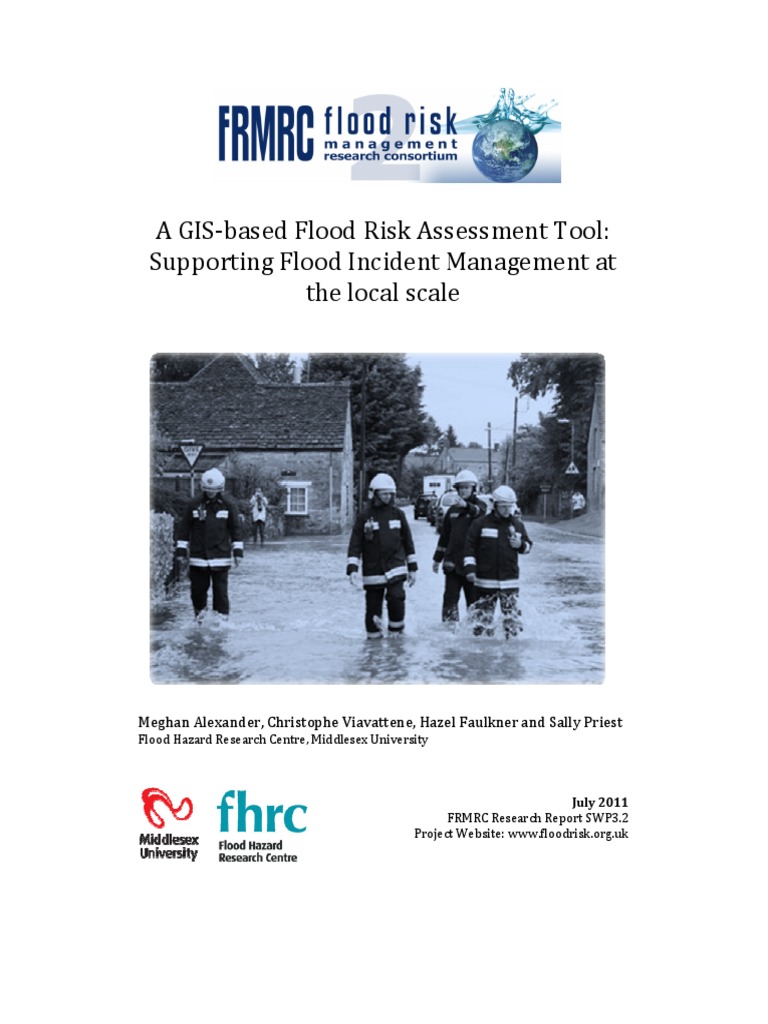 A GIS Based Flood Risk Assessment PDF | PDF | Visualization (Graphics ...