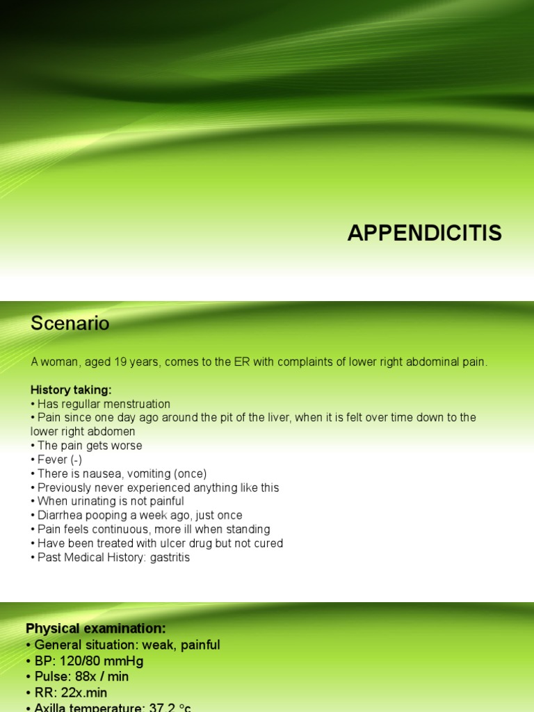 Appendicitis | Download Free PDF | Large Intestine | Anatomy