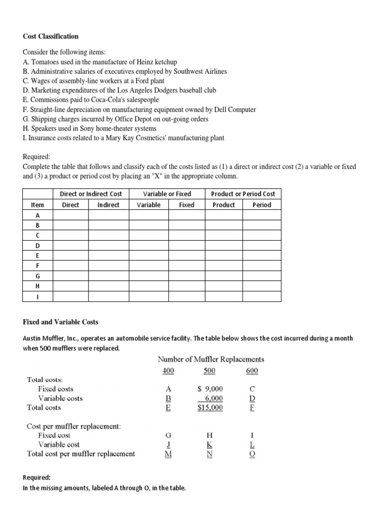 Chapter 2 Exercise | PDF