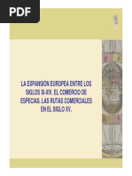La Expansión Europea y Los Viajes de Exploración - Siglos XV y Xvi | PDF | Cristobal colon | especia