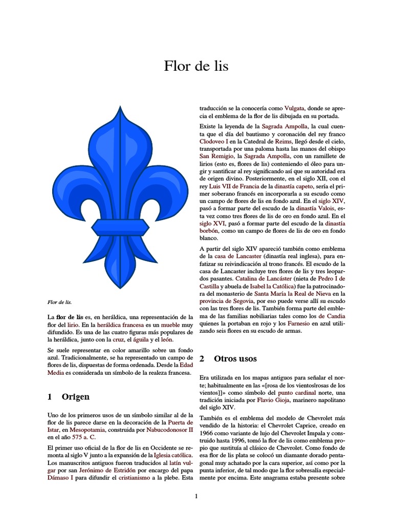Flor de Lis | PDF