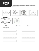 PRUEBA LETRAS T, D, N - 1° Basico | PDF