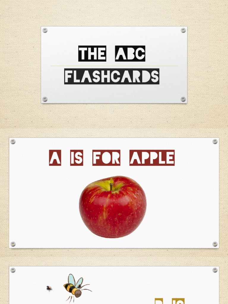 The Abc Flashcards PDF | PDF