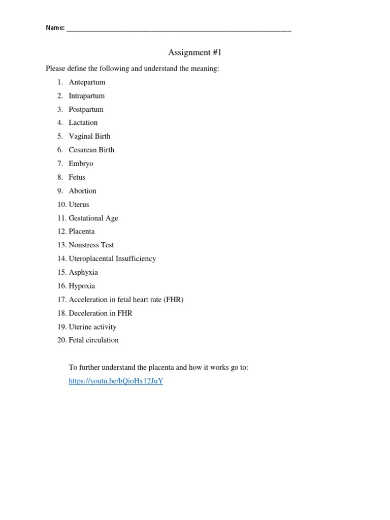 Assignment 1 | PDF | Self-Improvement | Wellness