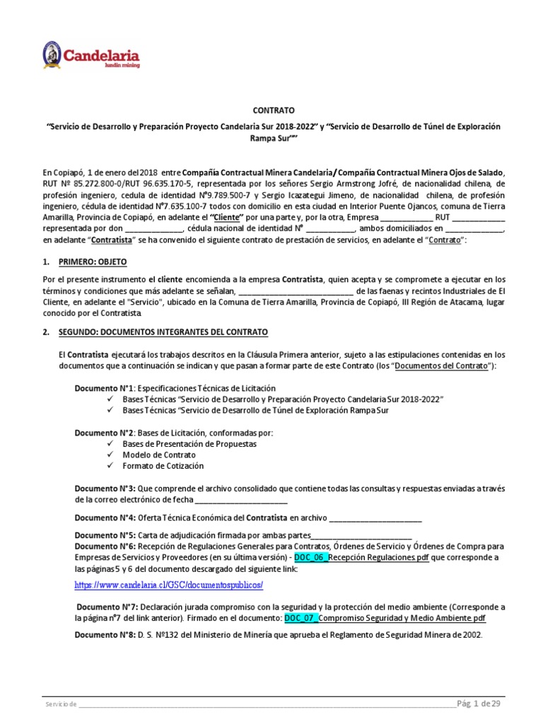 Modelo de Contrato | PDF | Seguro | Póliza de seguros