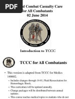 TCCC Skill Set Level 2024 | PDF | Clinical Medicine | Medical Specialties