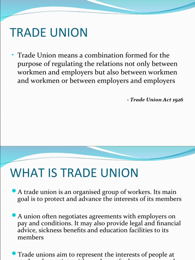 Trade Union Visit Us at Management - Umakant.info | PDF | Trade Union ...
