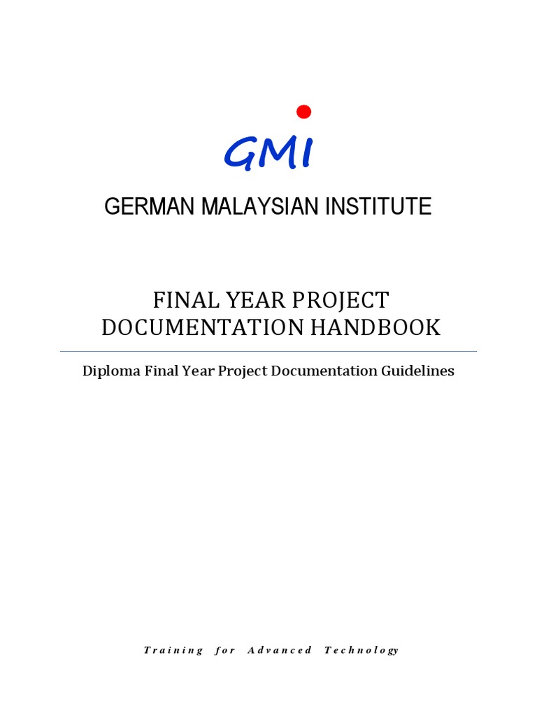 Final Year Project Documentation Guidelines Edited 130515 | PDF | Feasibility Study ...