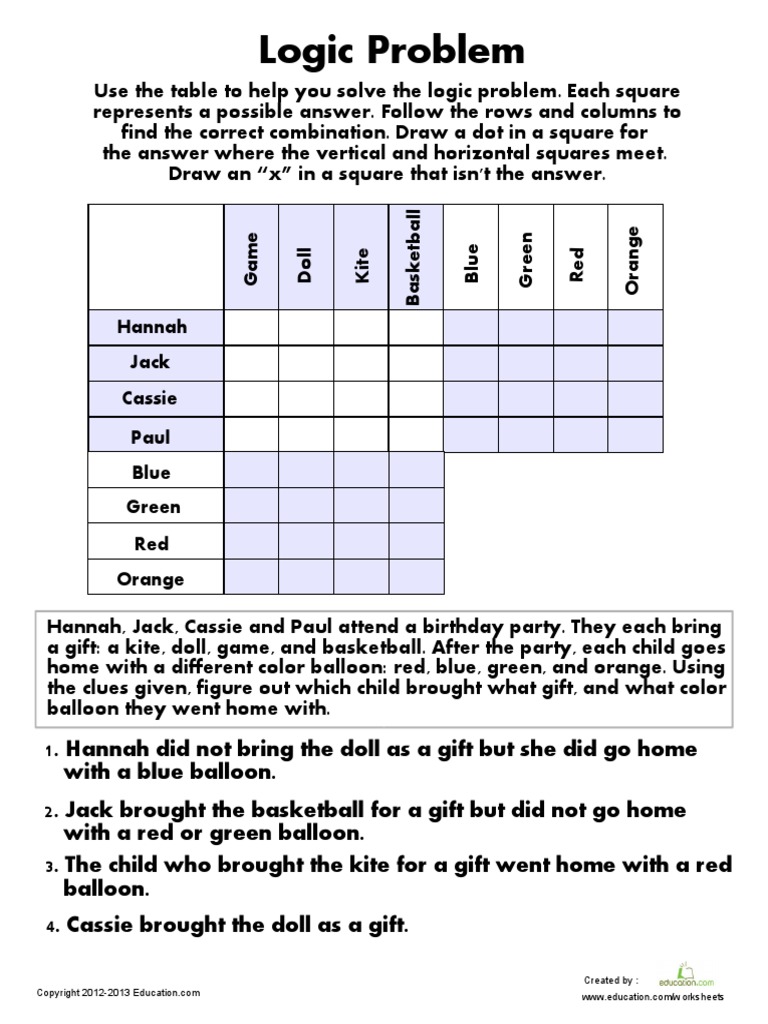 logic-problem-pdf-teaching-mathematics-leisure