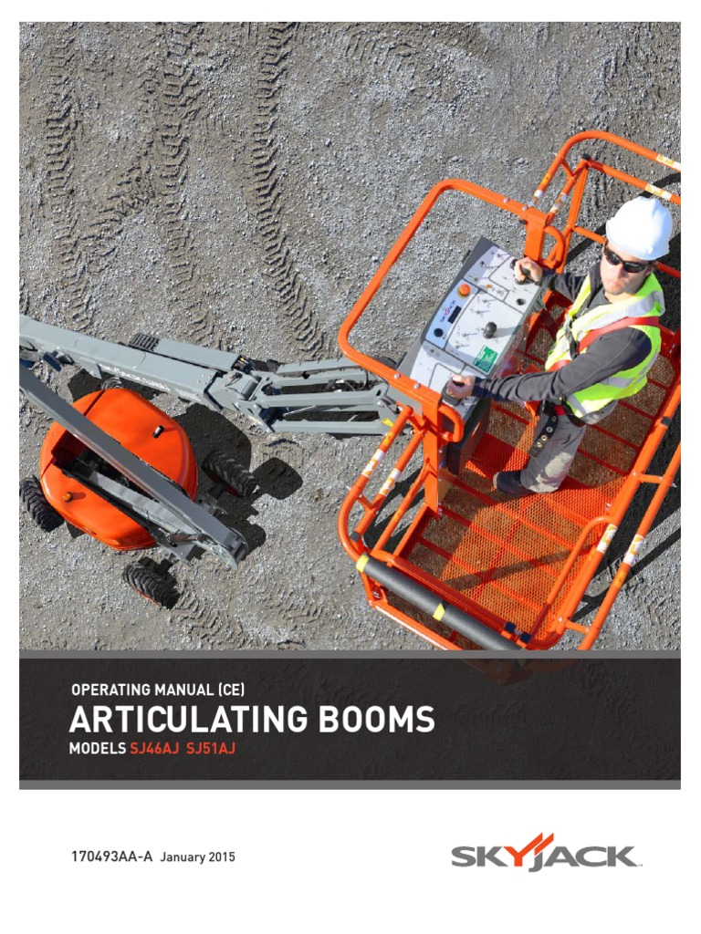 SJ46AJ & SJ51AJ Boom Lift Manual | PDF | Switch | Safety