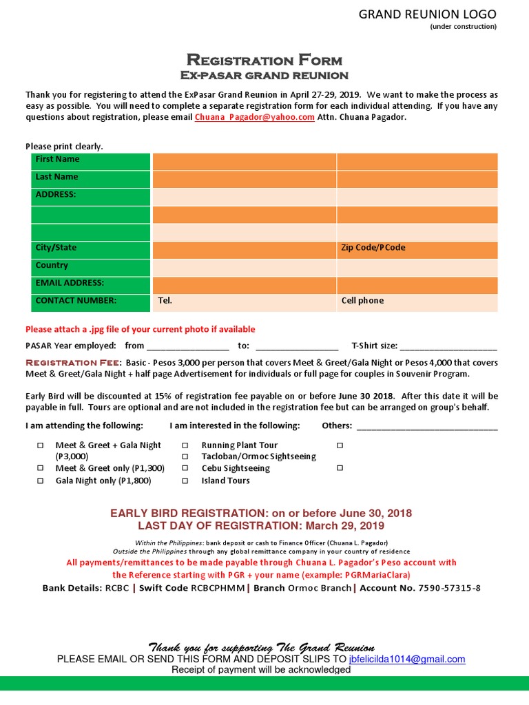 ExPasar Registration Form | PDF | Service Industries | Business