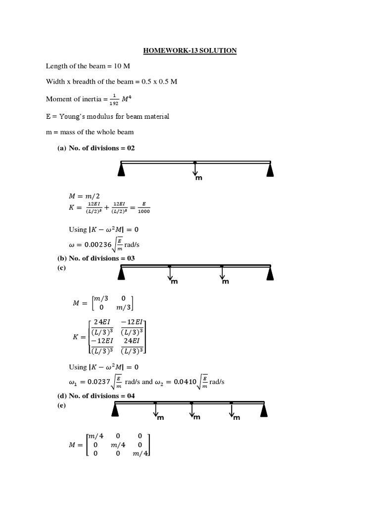 HW13 Solution | PDF