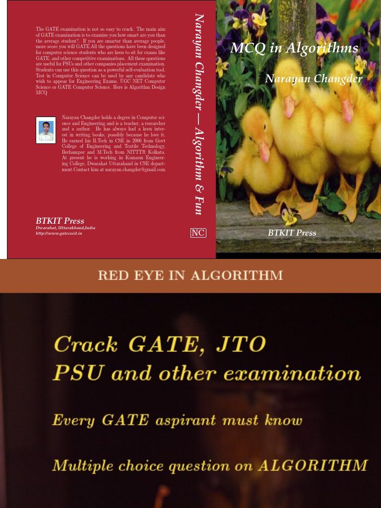 Cbse Net Computer Science Algorithm Pdf Time Complexity 3031