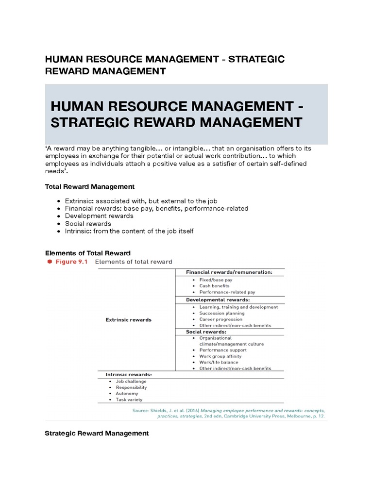 HRM Notes Compressed 1 | PDF | Human Resource Management | Competence ...