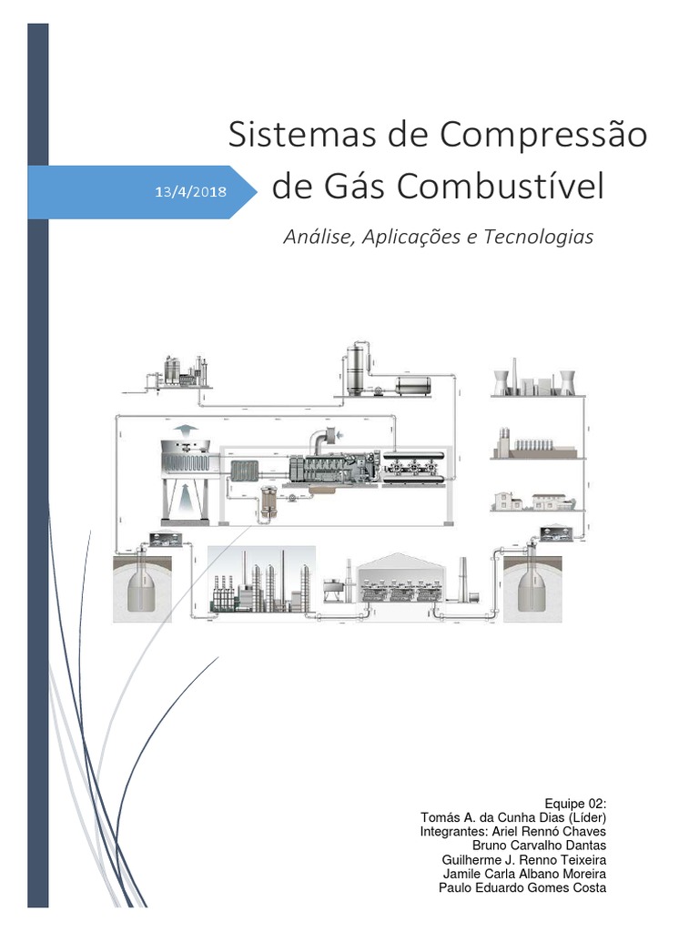 Sistemas de Compressão de Gás Natural | PDF | Gás natural | Pressão
