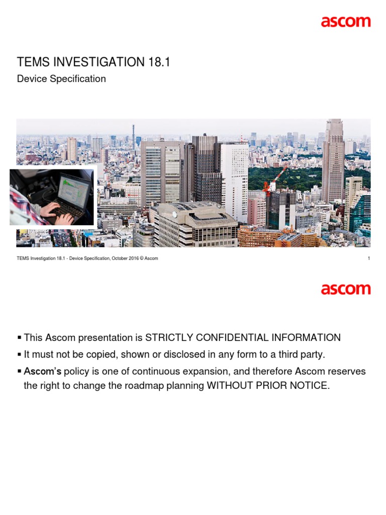 TEMS Investigation 18.1 - Device Specification | PDF | Lte (Telecommunication) | High Speed ...