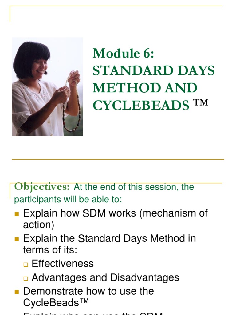 Standard Days Method and Cyclebeads | PDF | Menstrual Cycle | Menstruation