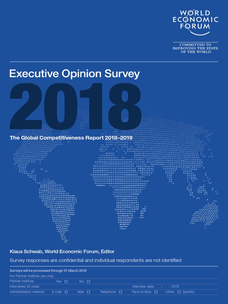 2018 Executive Opinion Survey Insights | PDF | Survey Methodology ...