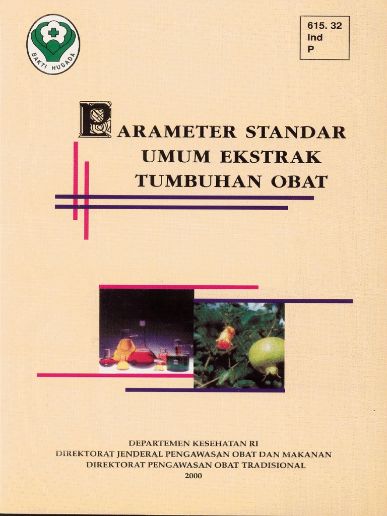 Parameter Standar Umum Ekstrak Tumbuhan PDF | PDF