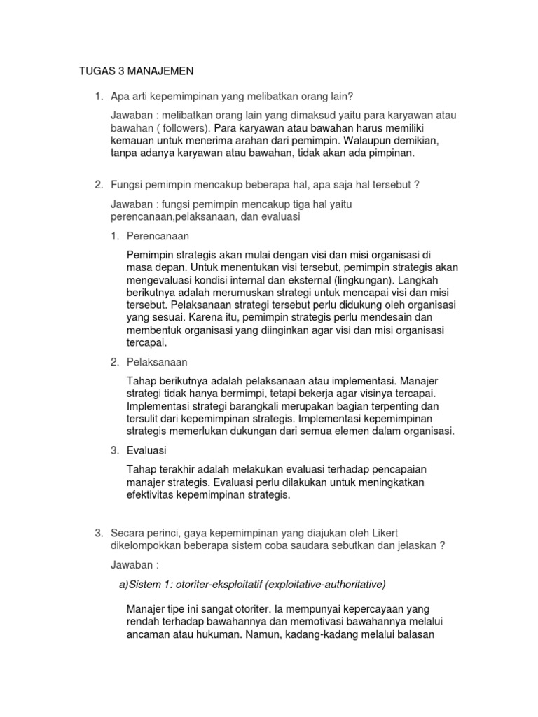 Tugas 3 Manajemen Ut | PDF