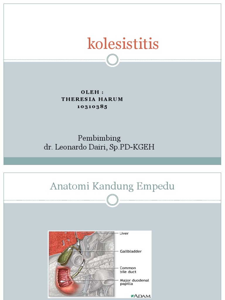 Kolesistitis | PDF