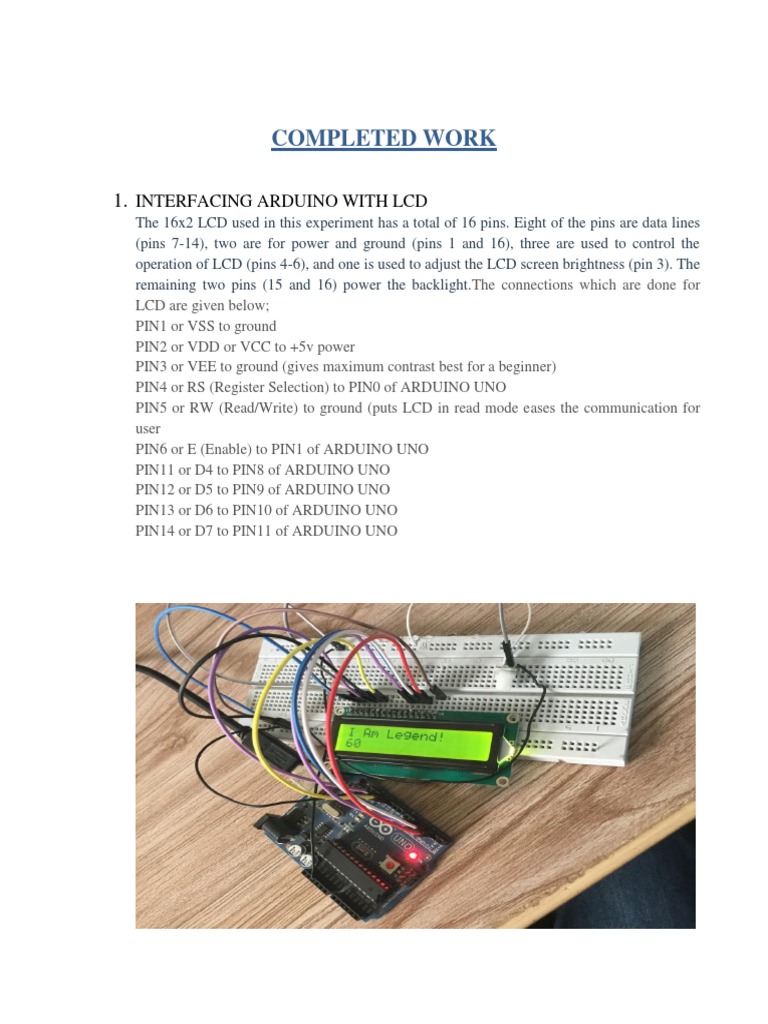Arduino Interfacing Guide | PDF | Computers | Technology & Engineering