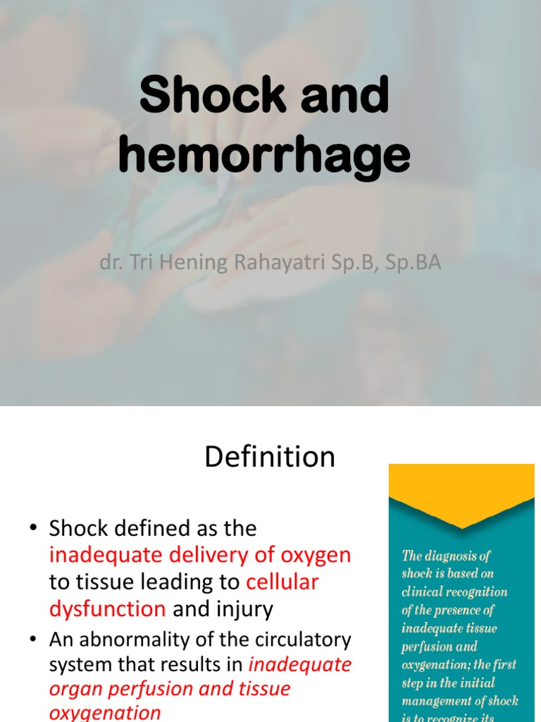 Shock and Bleeding | PDF | Shock (Circulatory) | Intravenous Therapy