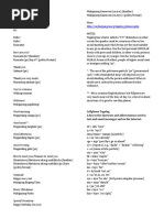 Tagalog Prepositions | PDF