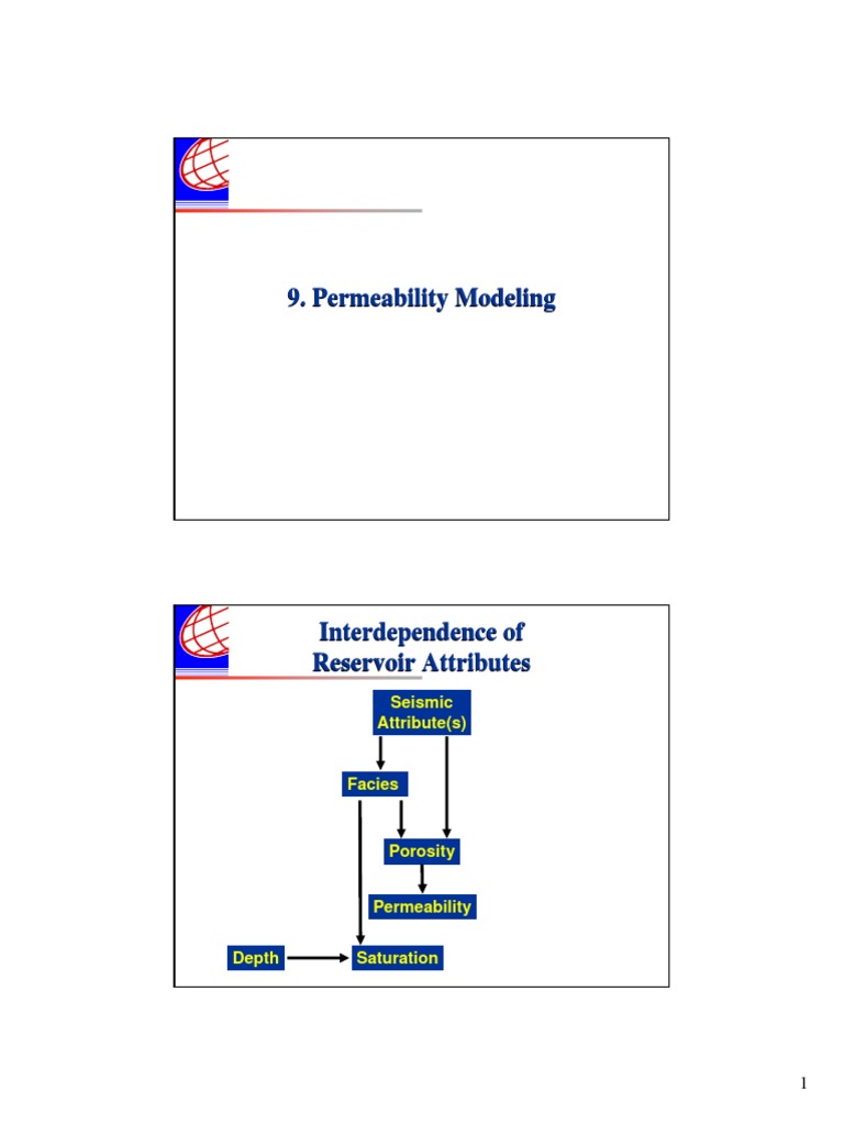 9 Permeability Modeling | PDF | Regression Analysis | Statistics