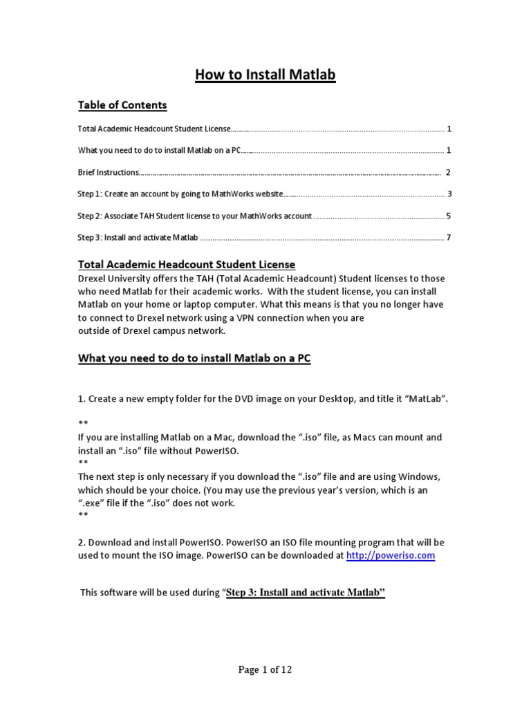 Mat Lab Instructions | PDF | Matlab | Computer File