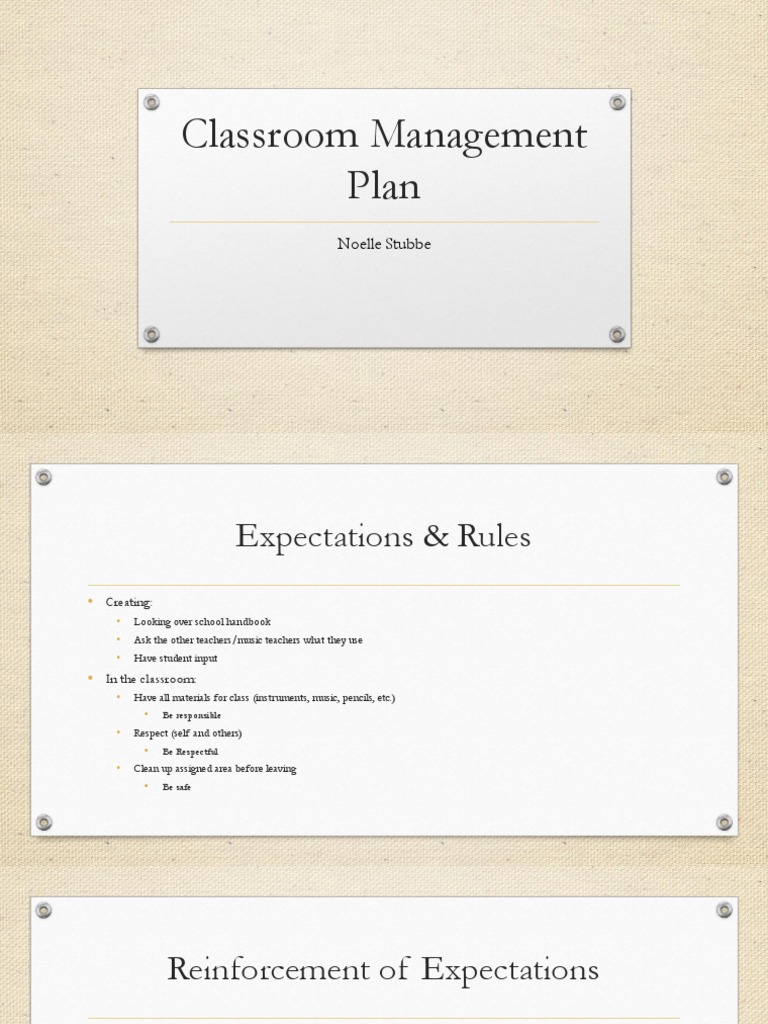Effective Classroom Management Strategies | PDF | Classroom Management ...