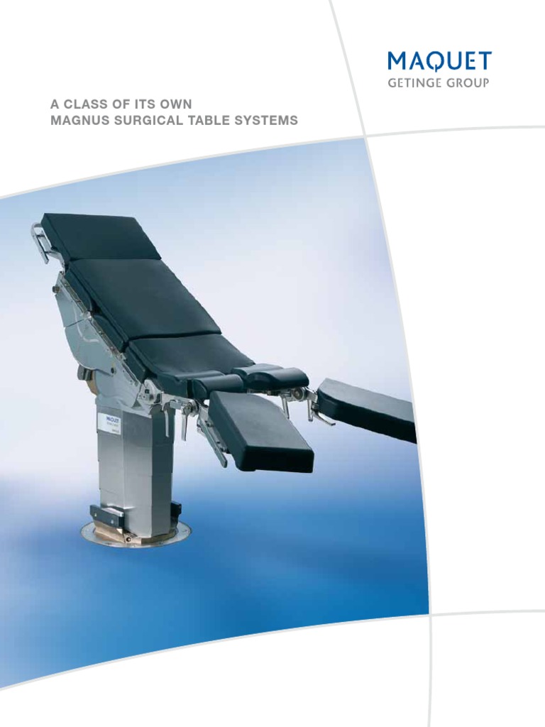 Magnus Surgical Table Systems Brochure en Us | PDF | Surgery | Medical ...