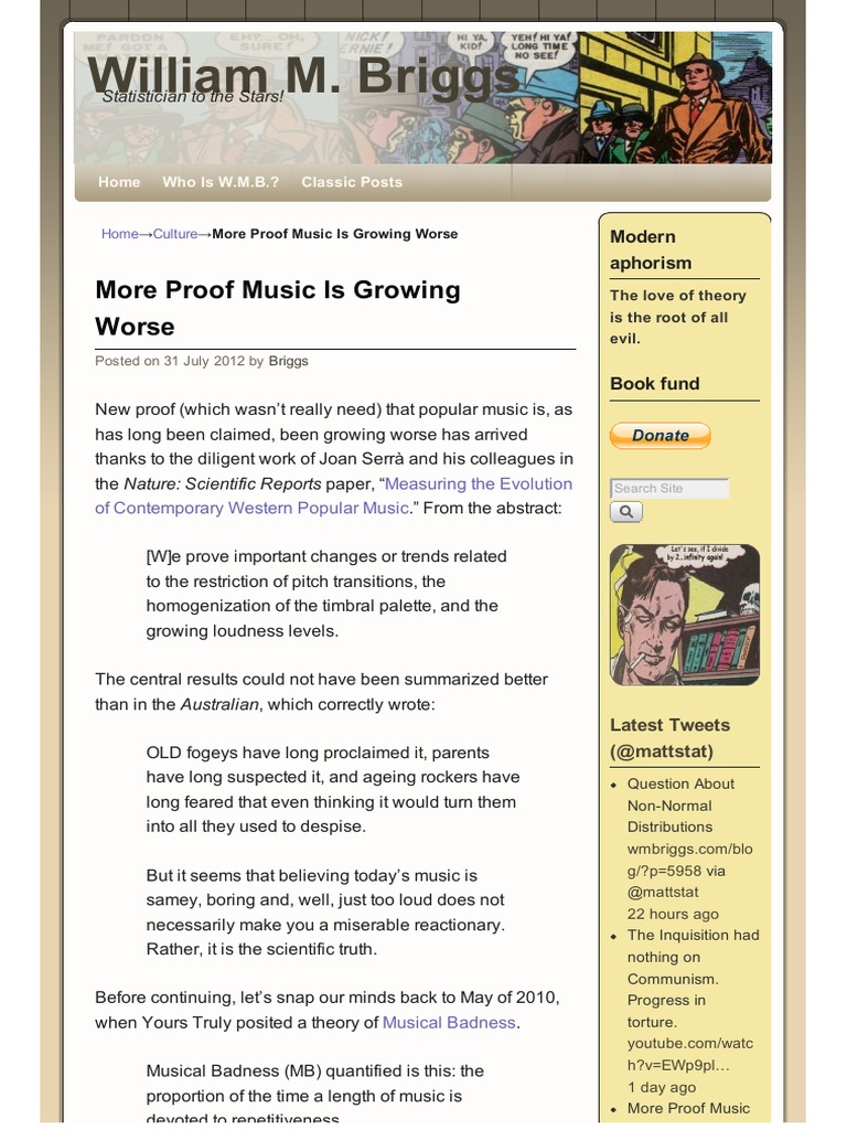 Briggs On Popular Music | PDF | Piano | Decibel