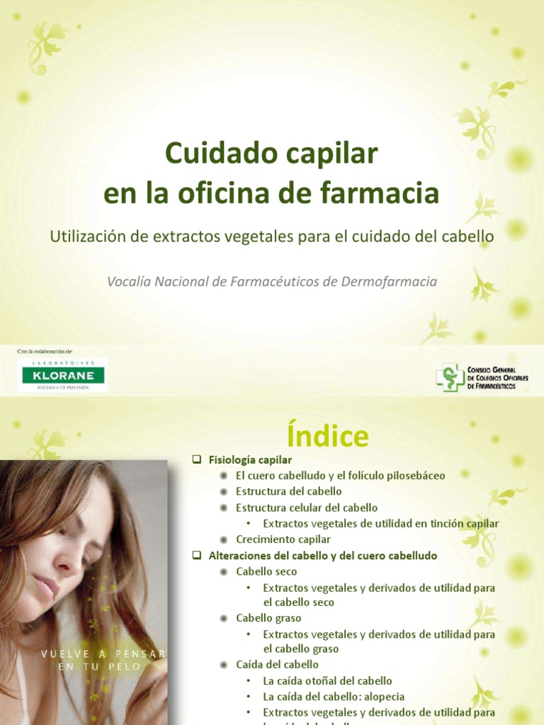 Presentacion Cuidado Capilar | Pelo | Sistema tegumentario